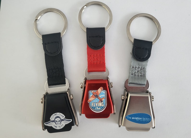 Personalisable Aviation Geek Plane Seat Belt Key Chain Gift - Etsy