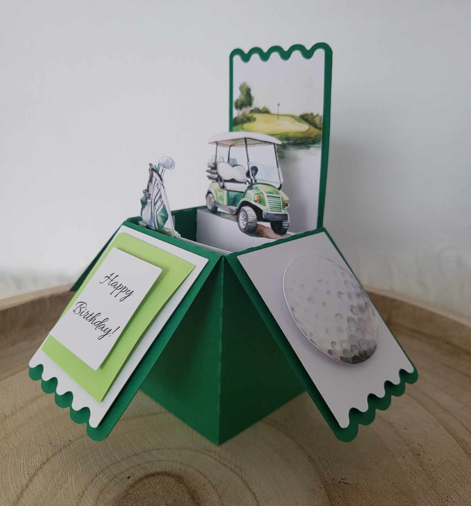 Golf / Golfing Themed 3D Pop up Card - Etsy