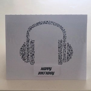 DJ Disc Jockey Party Dance / Rave / Music Themed Birthday Pop up Card ...