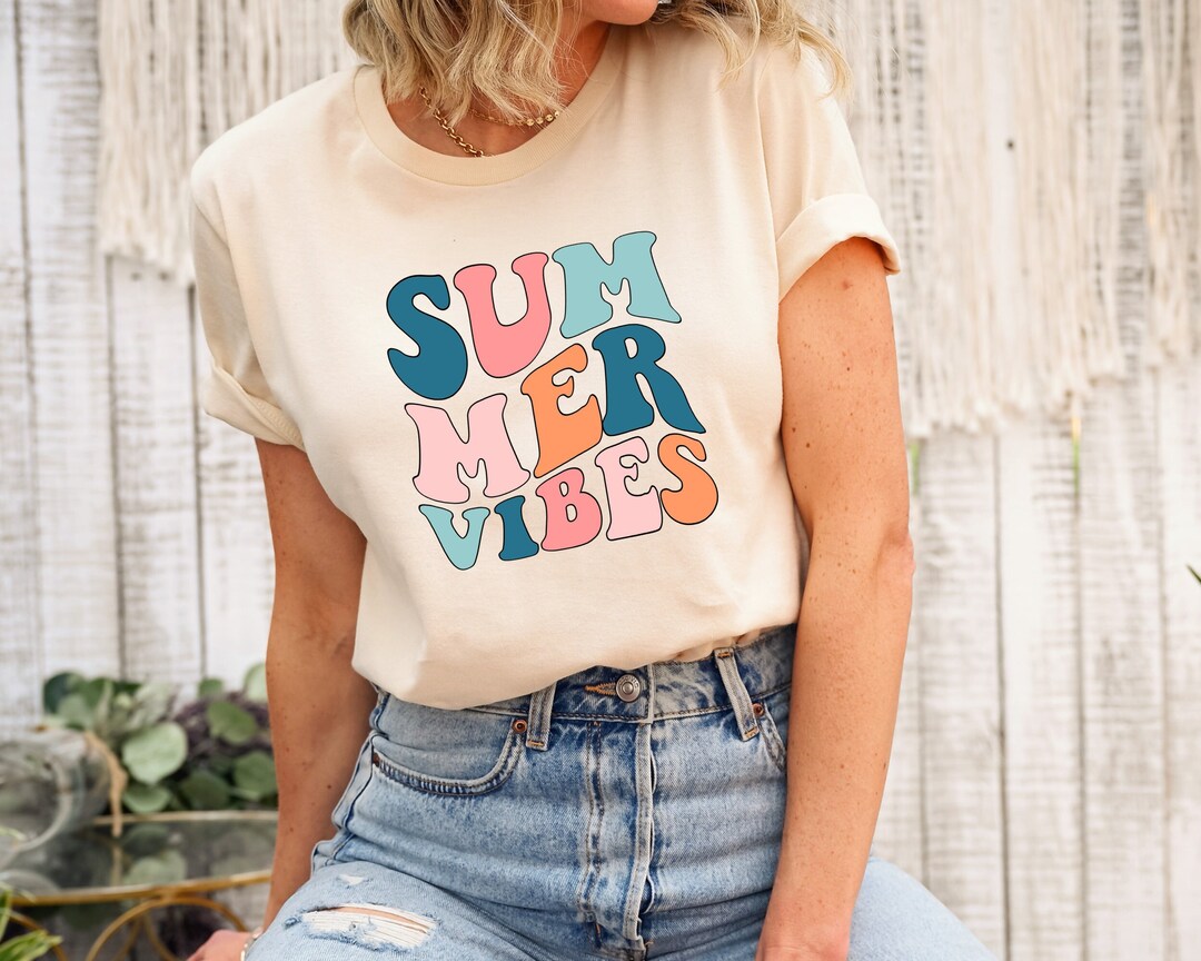 Summer Vibes Shirts, Boho Shirts, Beach Shirts, Summer Shirt, Birthday ...