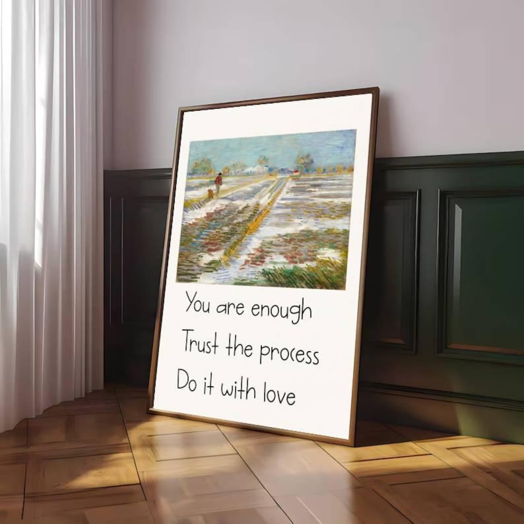 Inspirational Quote Wall Art, Minimalist Motivational Poster, You Are ...