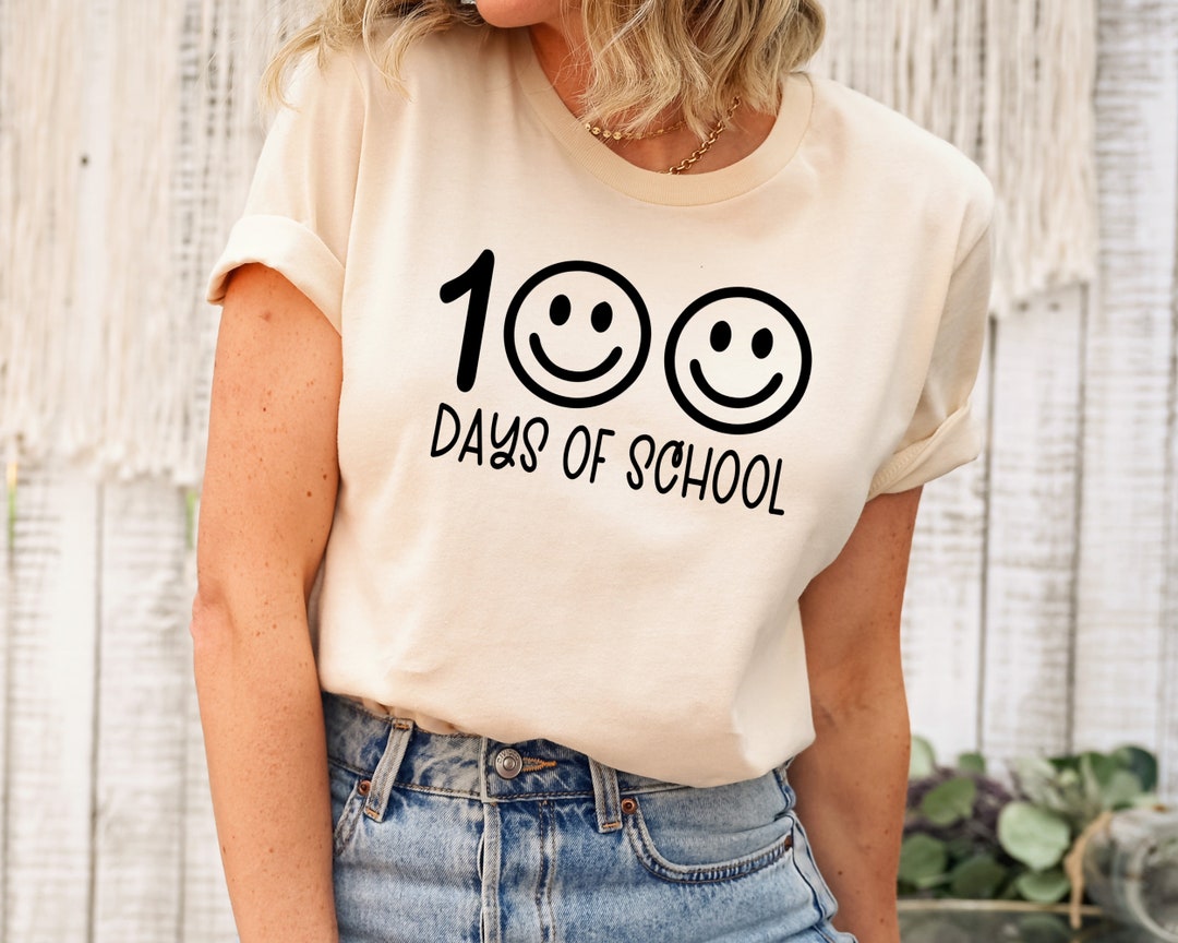 100 Days of School Shirt, Funny Teacher Shirt, Girls Student Shirt ...