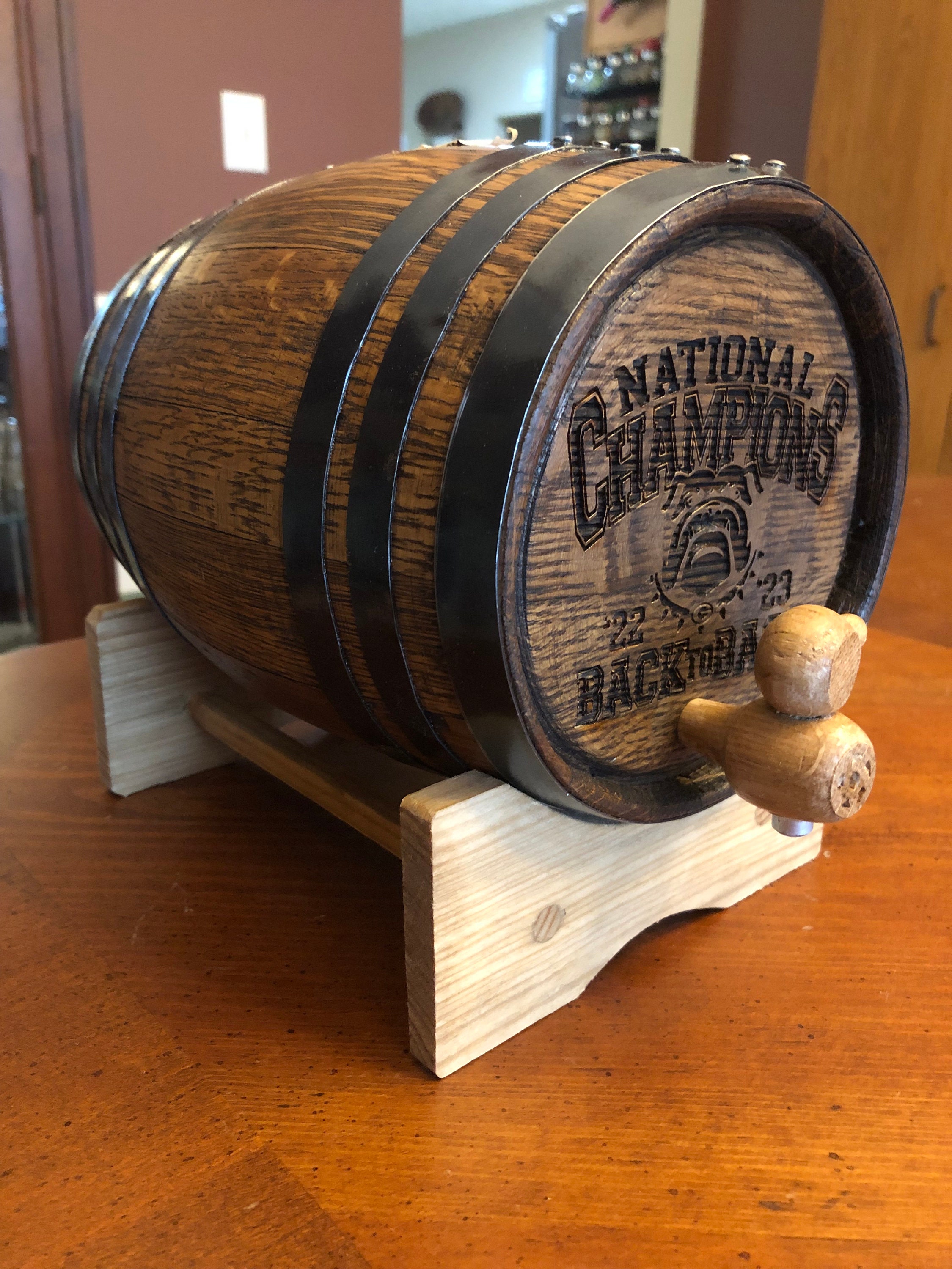 3L Wooden Barrel Dispenser - Etsy