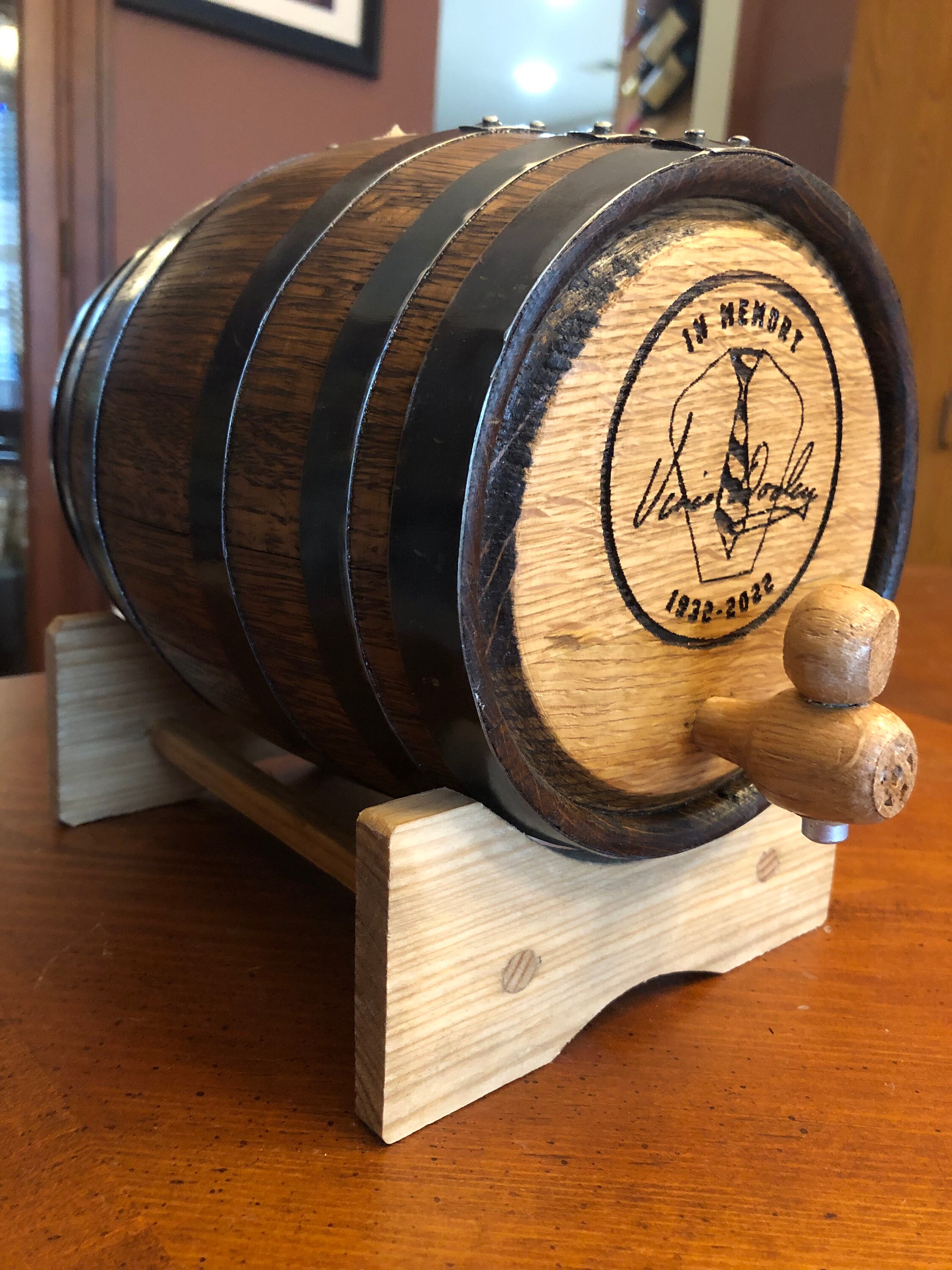 3L Wooden Barrel Dispenser - Etsy