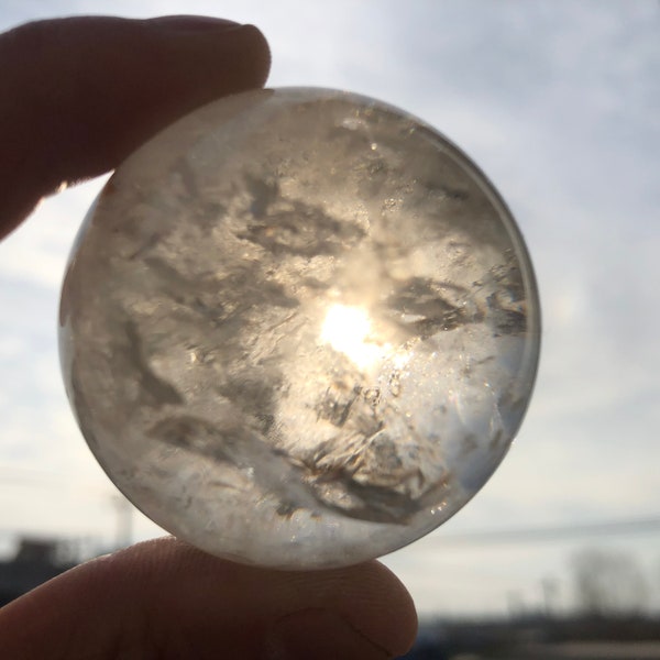 Quartz Crystal Ball - Etsy