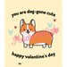 Cute Instant Download Puppy Printable Valentine's Day Cards, Classroom ...
