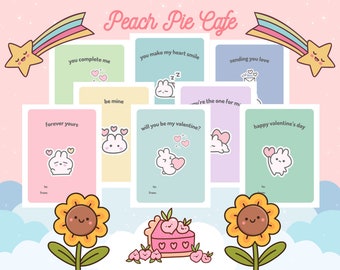 Cute Instant Download Puppy Printable Valentine's Day Cards, Classroom ...