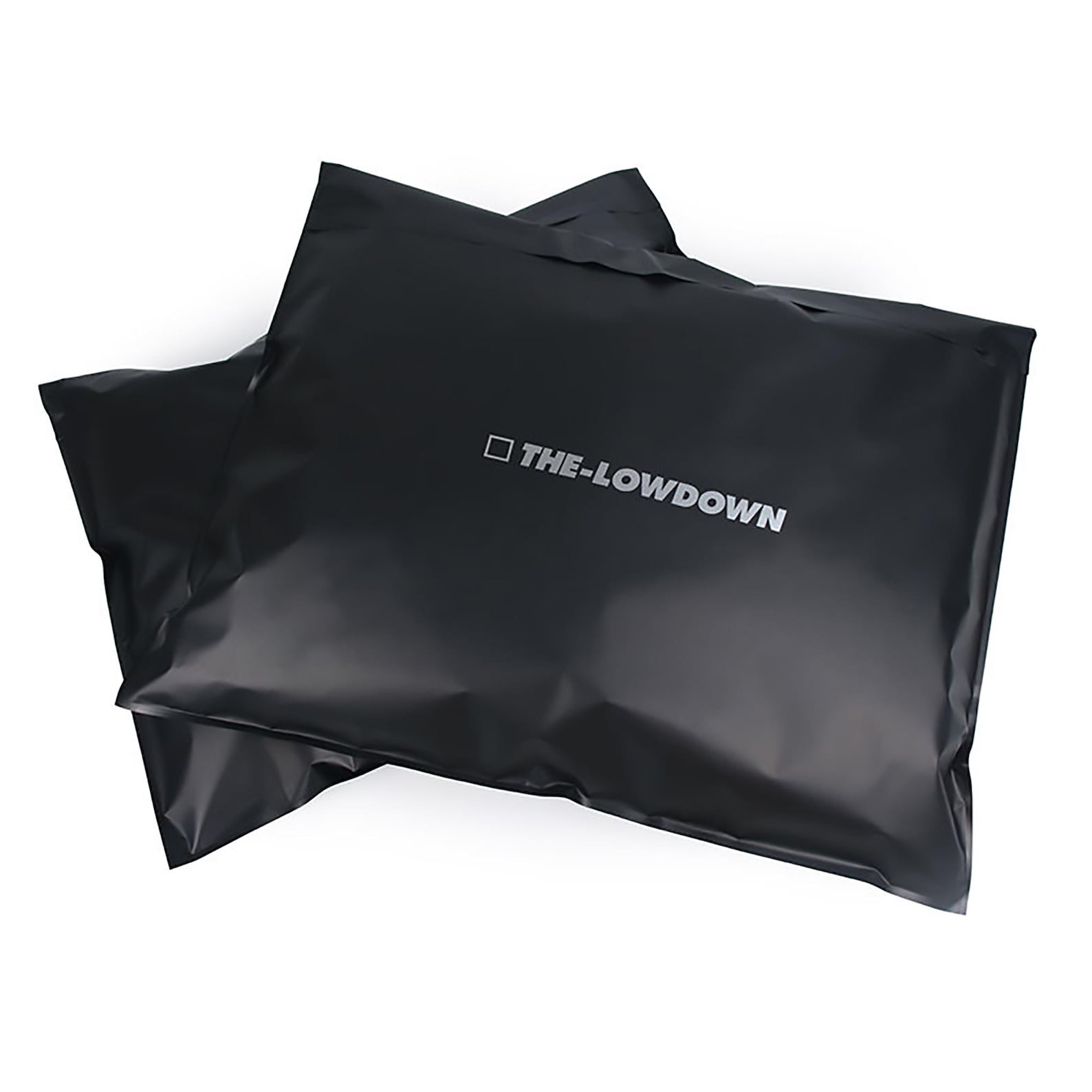 50 Custom Black Aluminum Foil Bag Poly Mailers Bag With One Color Logo ...
