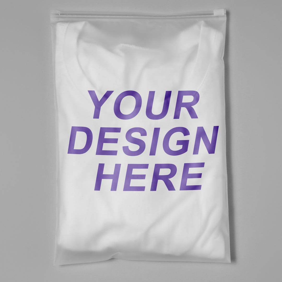 50-100 Custom Zip Lock Bag for Poly Mailer，frosted Zipper Bags，custom ...