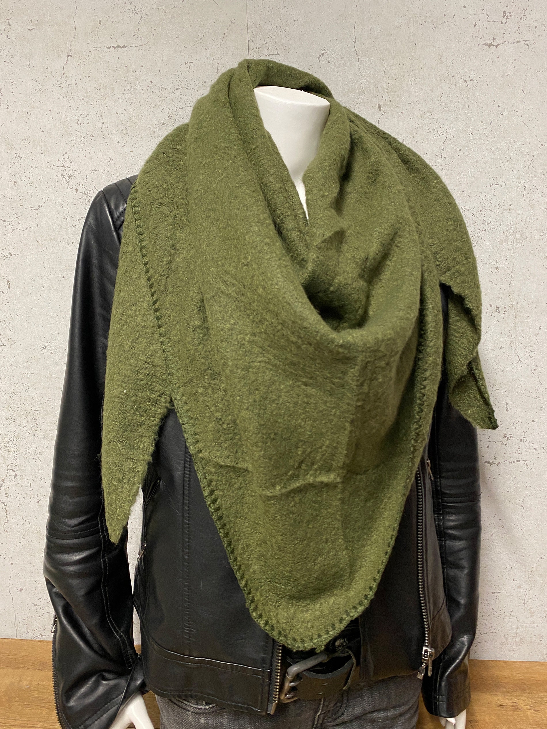 XL damen dreieckstuch flauschig kuschelig warmer schal - Etsy.de