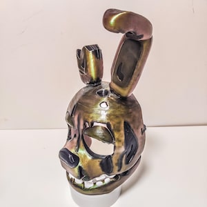 Super Realistic Springtrap FNAF Mask 3D Printed, Hand-painted, Unique ...