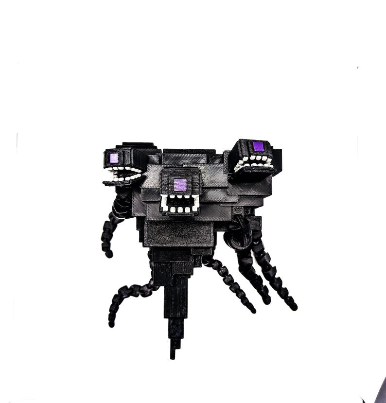 3D Printed Wither Storm Figure Inspired – Articulated Tentacles ...