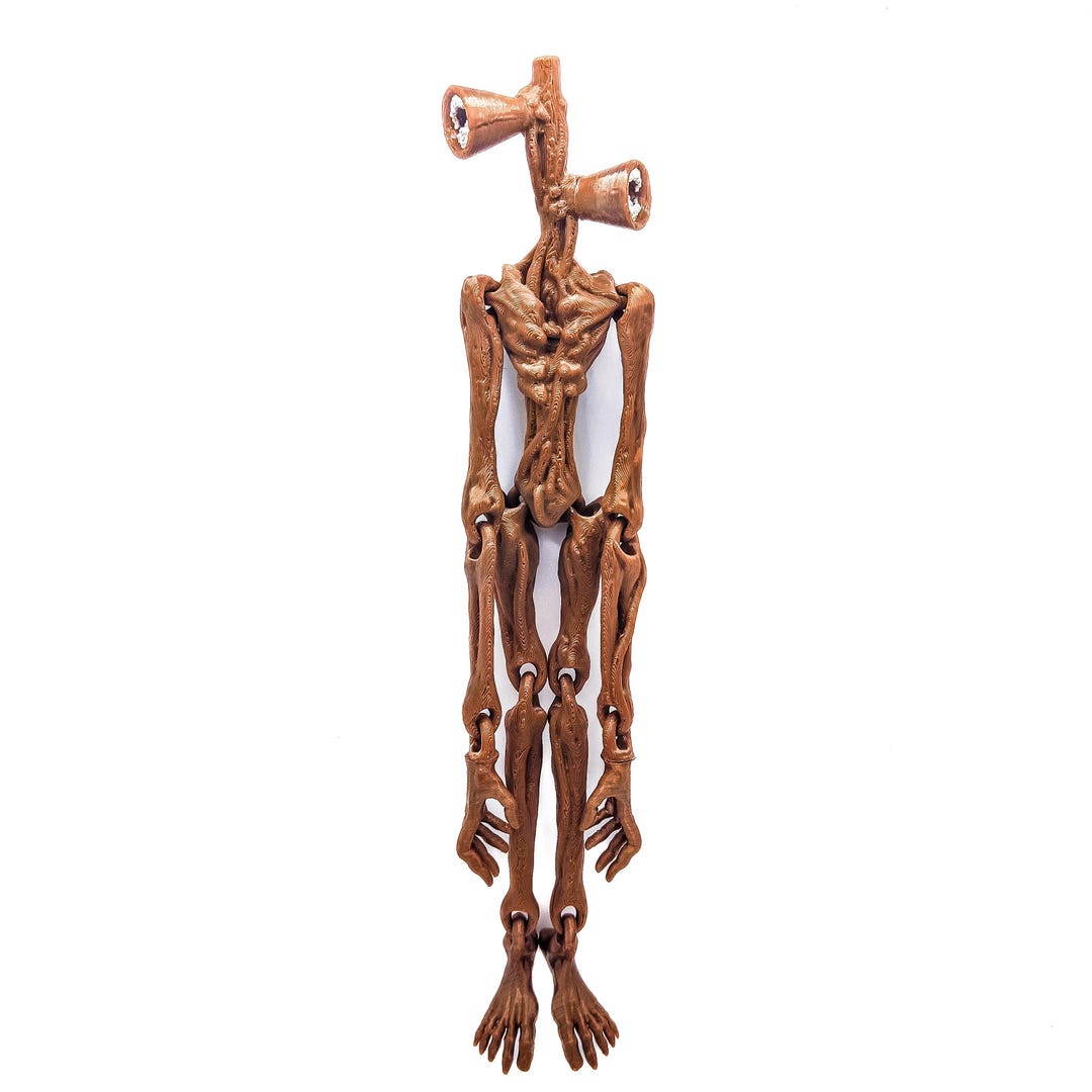 Articulated Shiny Siren Head Figure – 26 Cm Tall, Gleaming With Detail ...