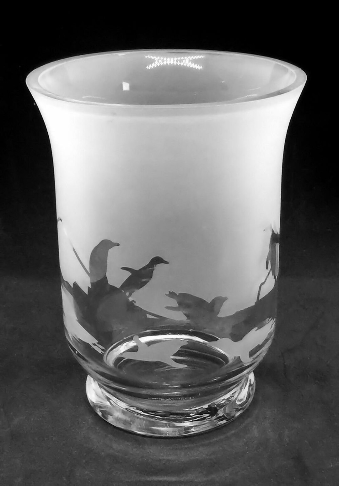 PENGUIN Frieze Clear Glass Vase (14.5cm, Boxed) - Etsy UK