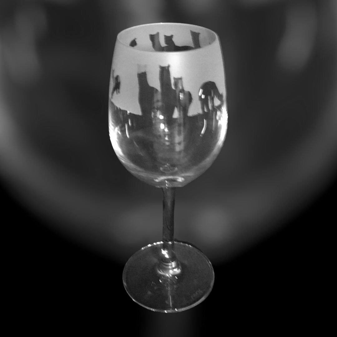ALPACA WINE GLASS | 35cl Wine Glass With Alpaca Frieze Design | Alpaca ...