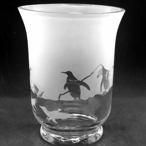 PENGUIN Frieze Clear Glass Vase (14.5cm, Boxed) - Etsy UK