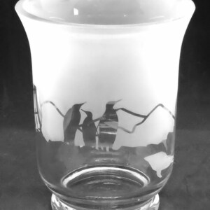 PENGUIN Frieze Clear Glass Vase (14.5cm, Boxed) - Etsy UK