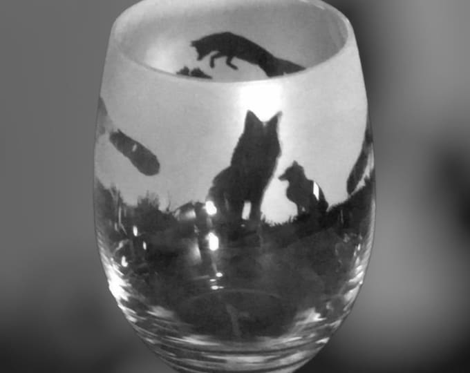 Jumping Fox Glass Mosaic - Etsy