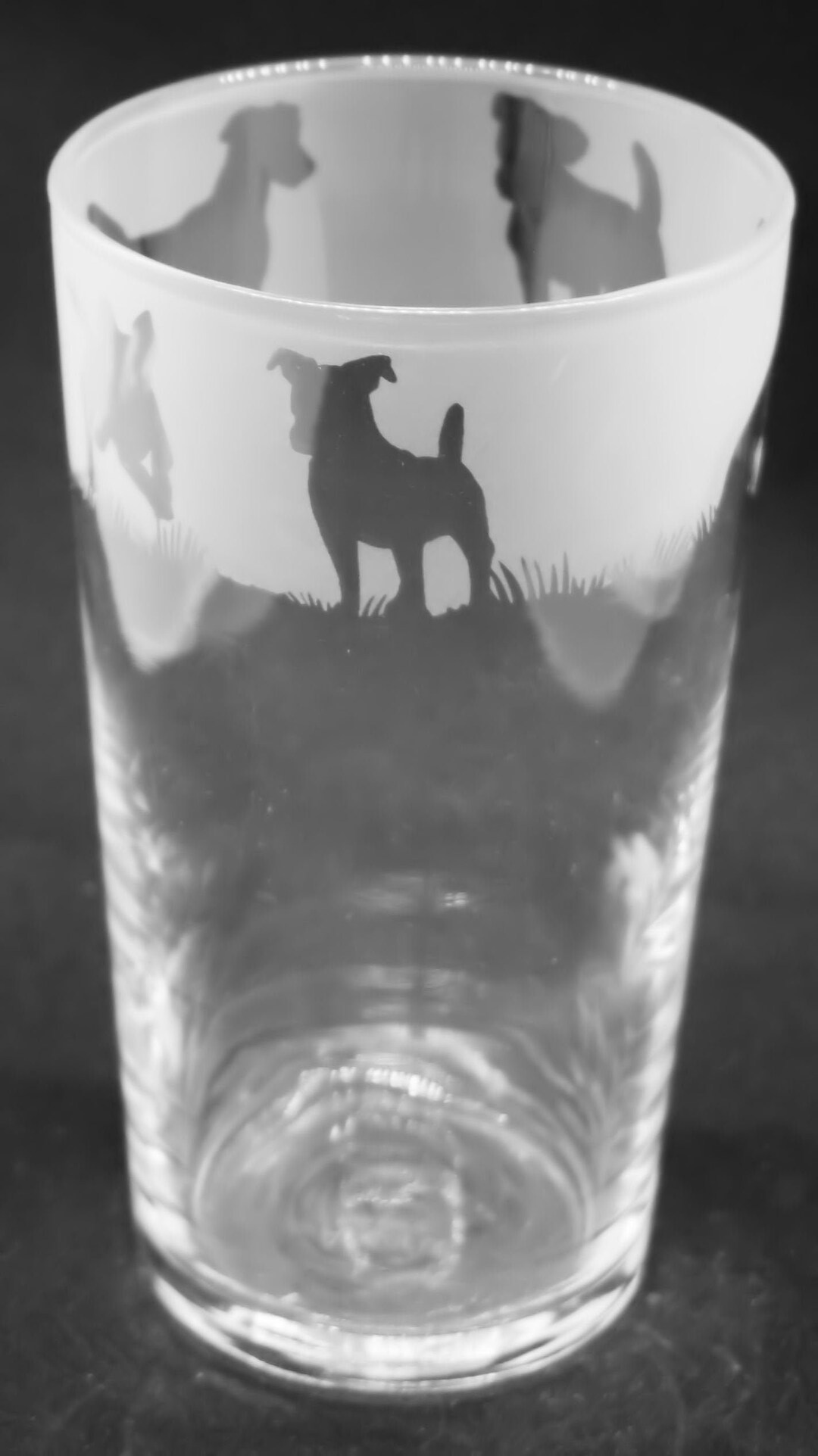 JACK RUSSELL GLASS | 57cl Conical Pint Glass With Jack Russell Terrier ...