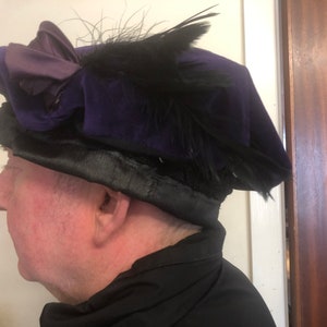 Renaissance Faire Tudor Elizabethan Hat With Feather - Etsy