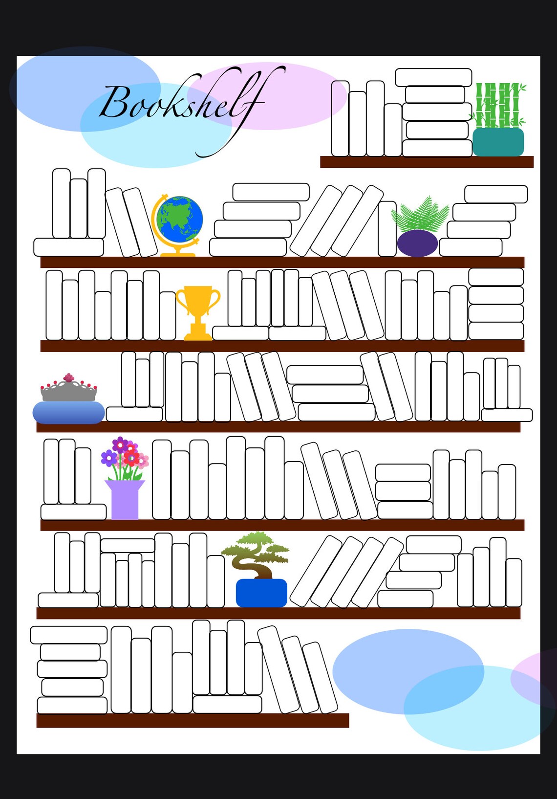 Reading Journal Printable Pages - Etsy