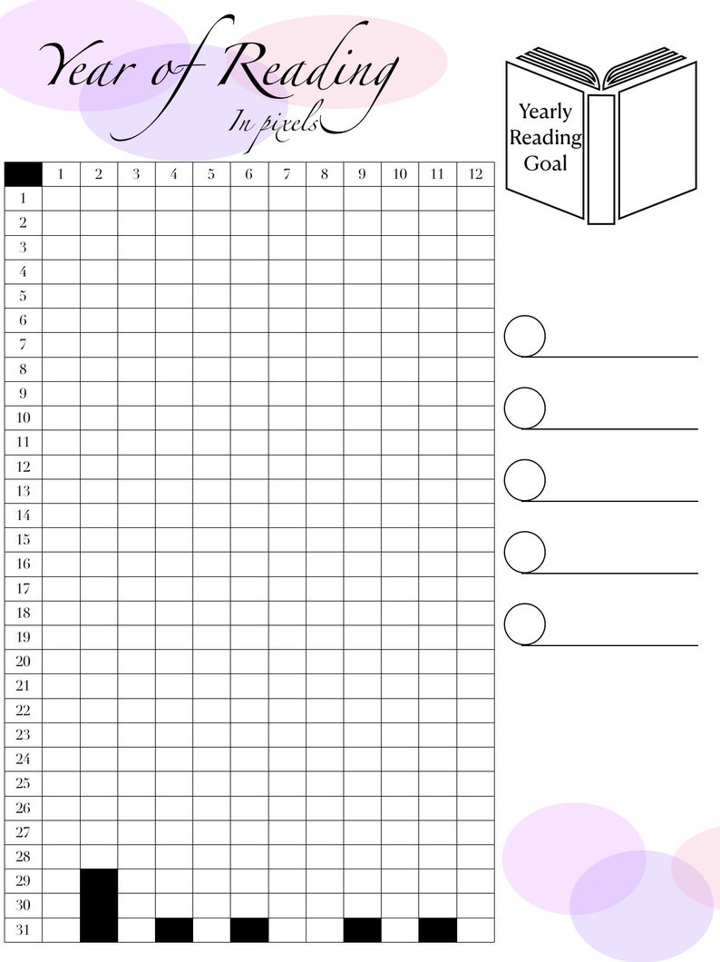 Printable Reading Journal Pages, Beautiful Pink and Purple Theme - Etsy ...