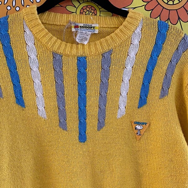 Snoopy Sweater - Etsy