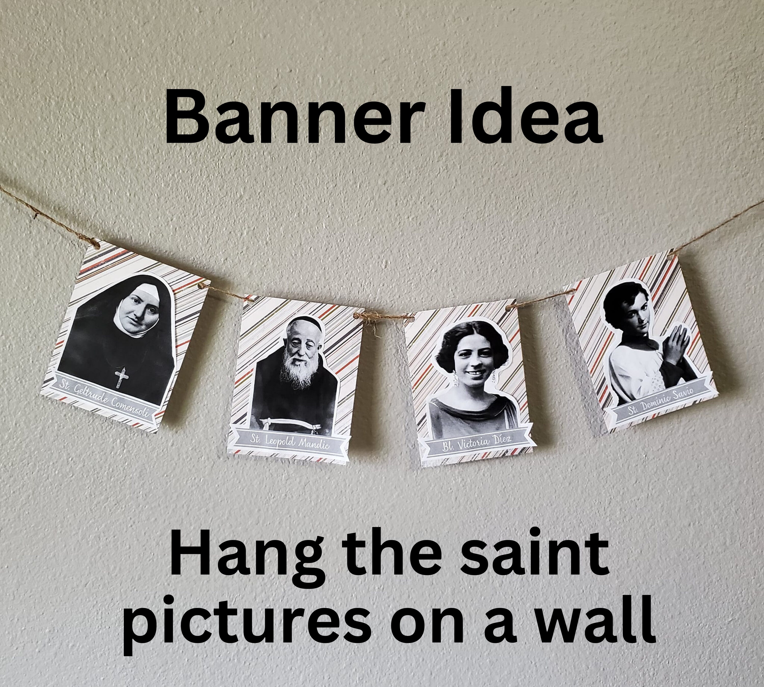 Saint Pictures for Banner Version 2 DIGITAL DOWNLOAD - Etsy