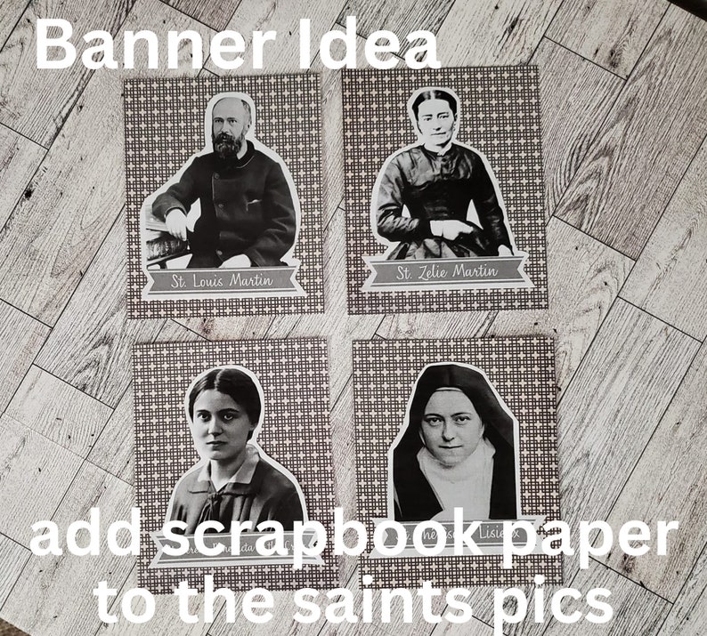 Saint Pictures for Banner DIGITAL DOWNLOAD - Etsy
