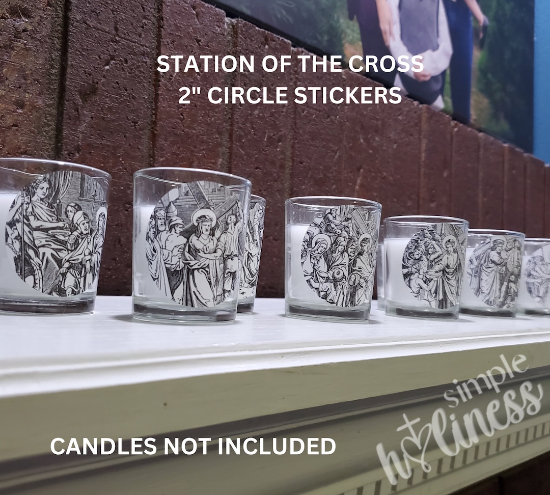 Stations of the Cross 2" Stickers - Etsy
