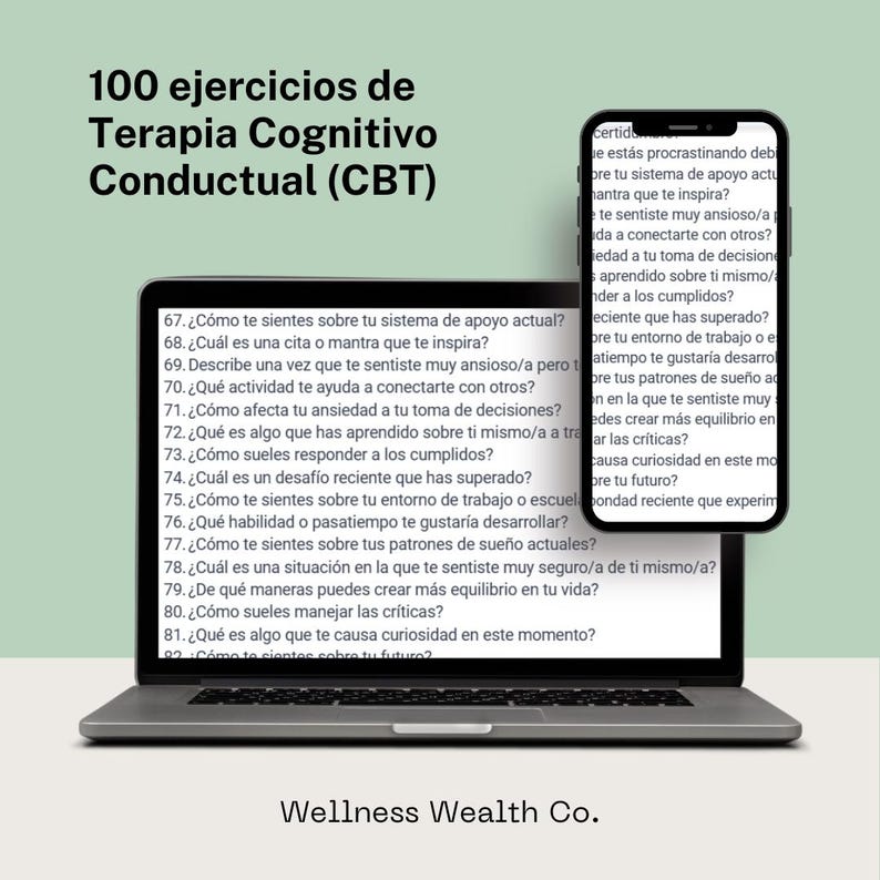 Spanish CBT Therapy Exercises Bundle: Trauma Therapy (digital Download ...