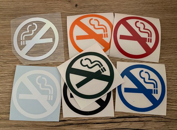 Aufkleber / Sticker no Smoking / Rauchen verboten Kiosk | Etsy