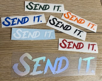 Send It Car JDM Sticker, DUB Drift Track Bike Trackday Bumper Window ...