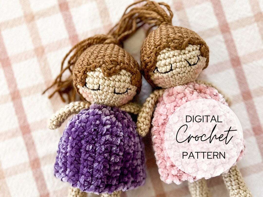Crochet Doll Pattern Amigurumi Doll Pattern Mini Doll Pattern Valentine ...