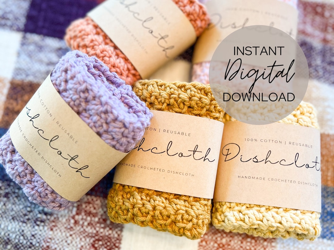 PRINTABLE Dishcloth Wrap Labels Digital Download Printable - Etsy