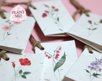 Seed Paper Tags - Etsy