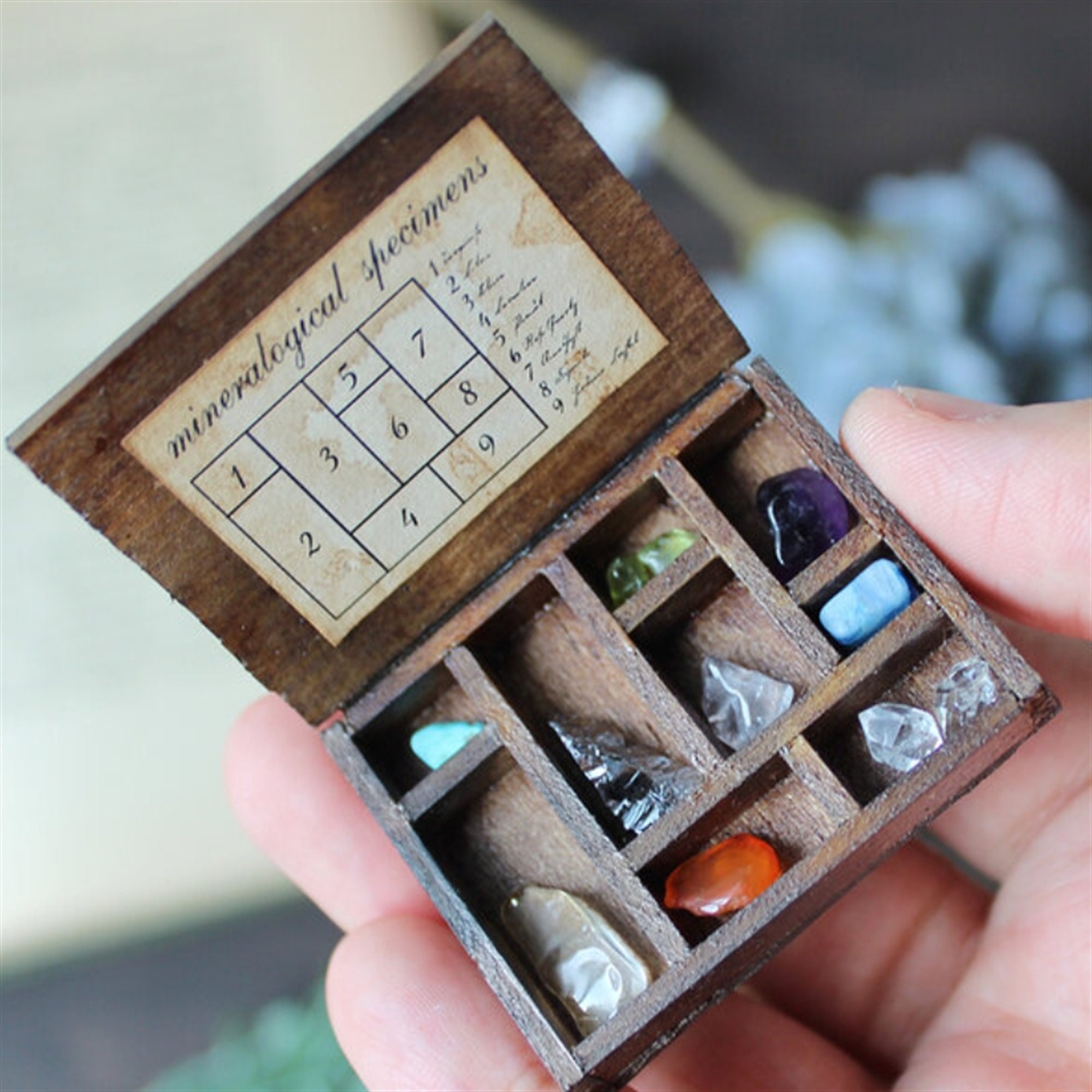 Miniature Ore Boxes / Gemstone Display Cabinets / Discovering Tiny ...