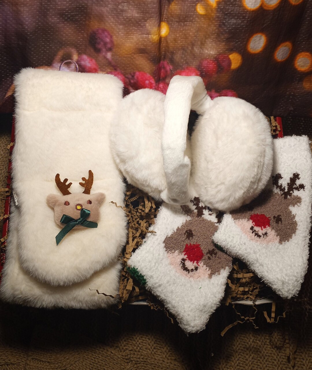 Scarf Gift Set Tween Holiday Gift Box Holiday Scarf Ear - Etsy
