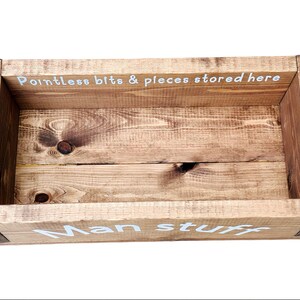 Men's Wooden Storage Box, Man Stuff, Gift for Him, Fathers Day ...