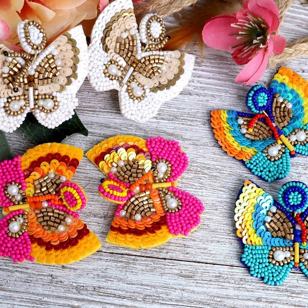 Beaded Butterfly - Etsy