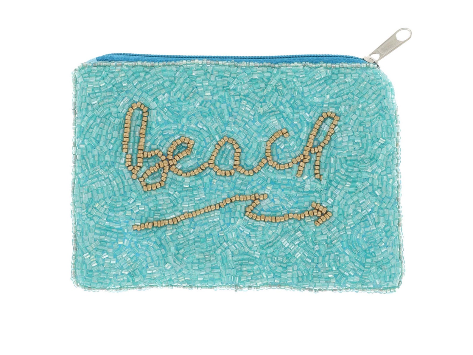 Handmade Seed Beaded Beachy Starfish Shell Coin Bag Purse Boho Tropical ...