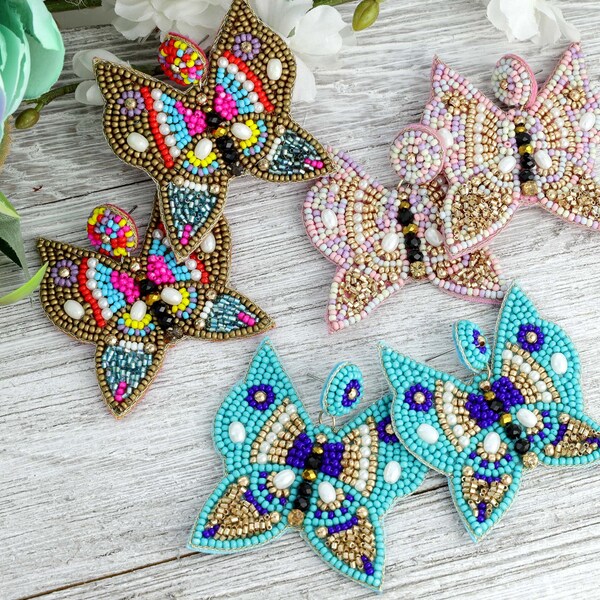 Beaded Butterfly - Etsy