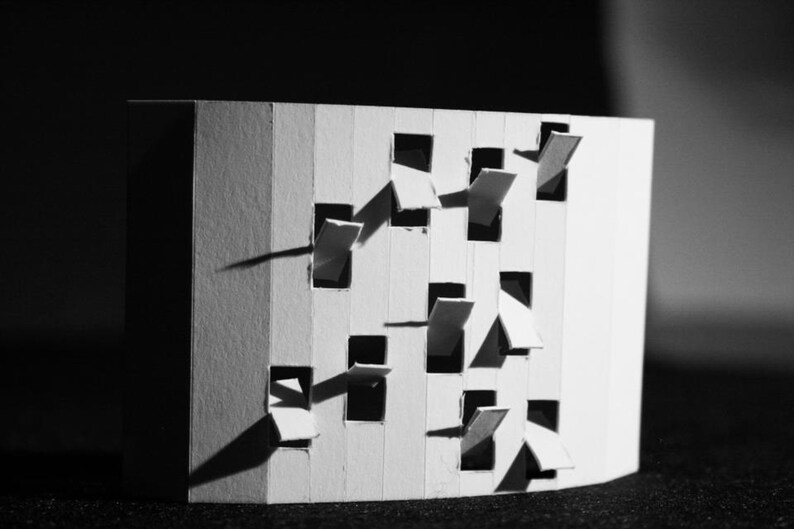 Photographs of Paper Sculptures Interacting With Light - Etsy
