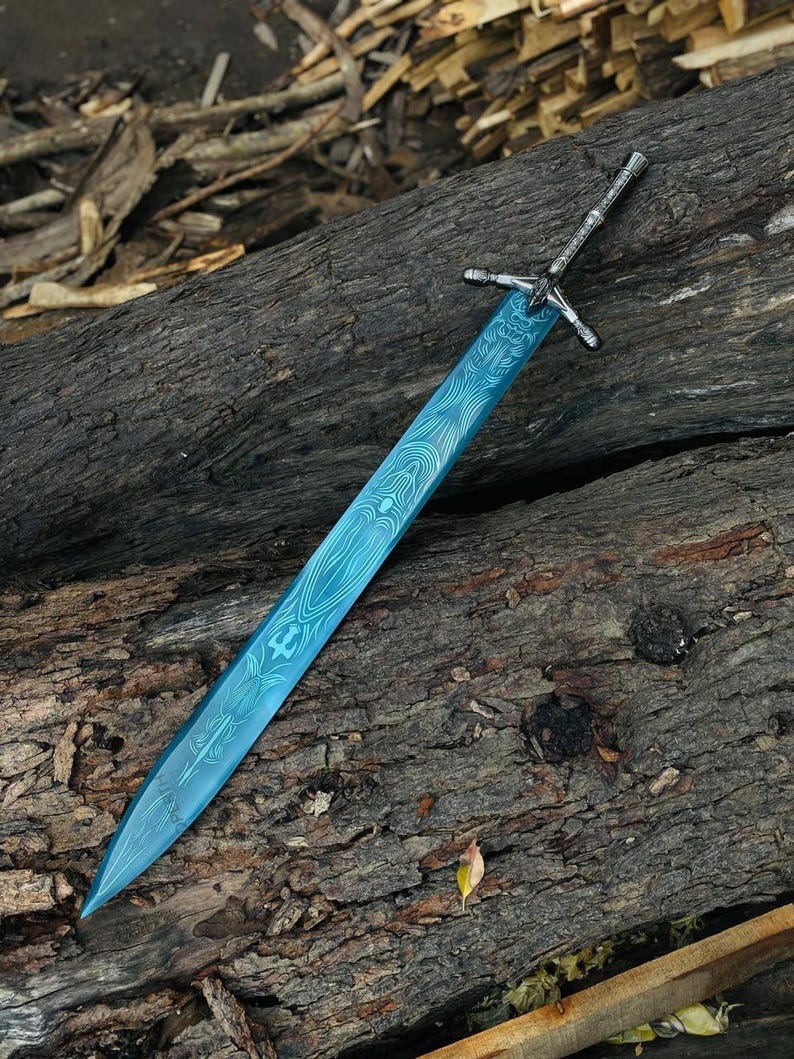 Moonlight Greatsword Replica, Elden Ring Dark Moon Sword, Full Metal ...