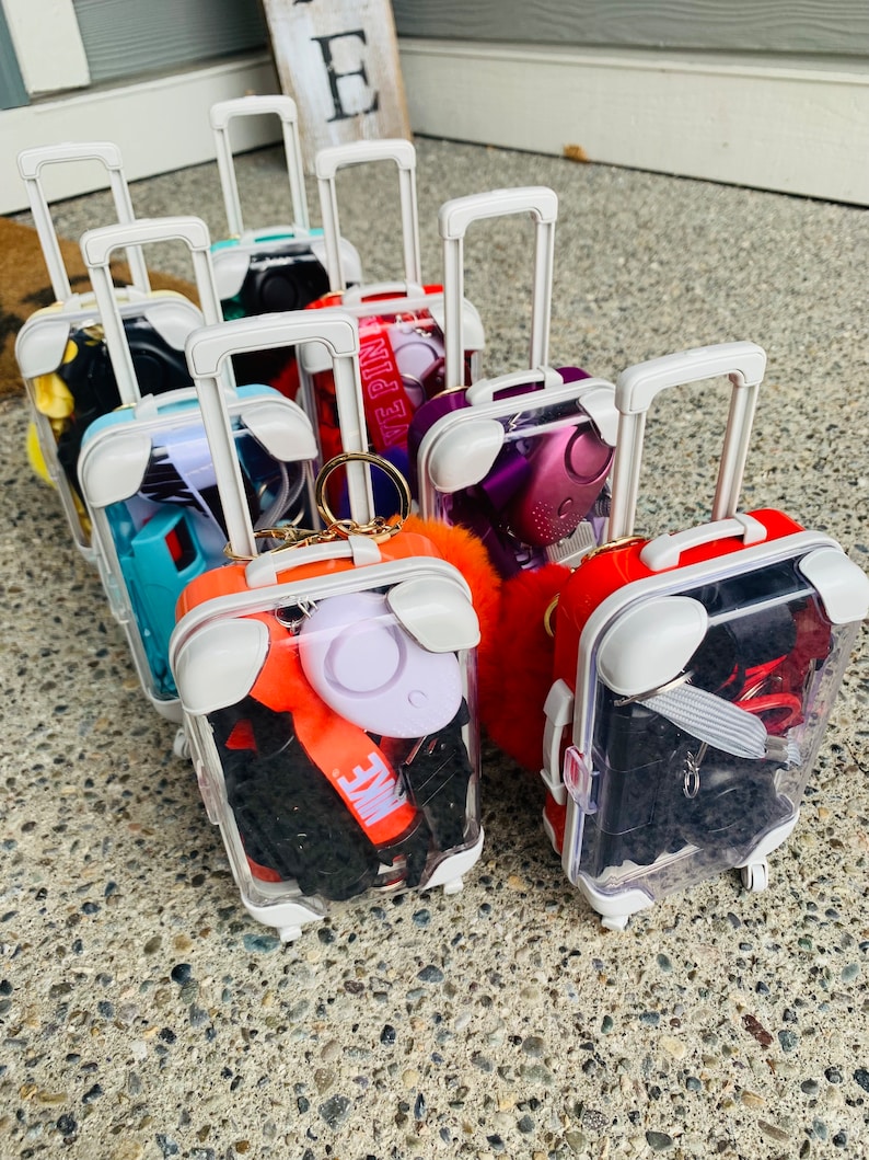 Safety Mini-suitcase Bundle: Alarm, Lanyard, Scrunchie & Keychain - Etsy