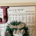 Christmas Carol "joy to the World" Decoupage Wood Frame Wall Decor - Etsy
