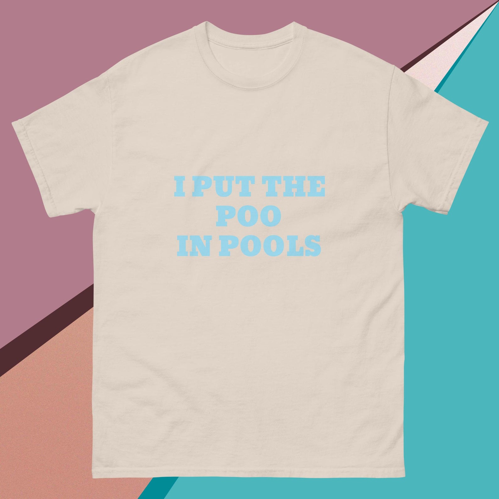Funny Meme Tshirt, I Put the Poo in Pools Joke Tee, Funny Meme Shirt ...