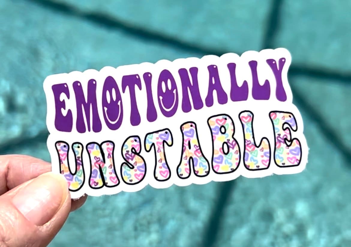 Emotionally Unstable Retro Wave SVG PNG - Etsy