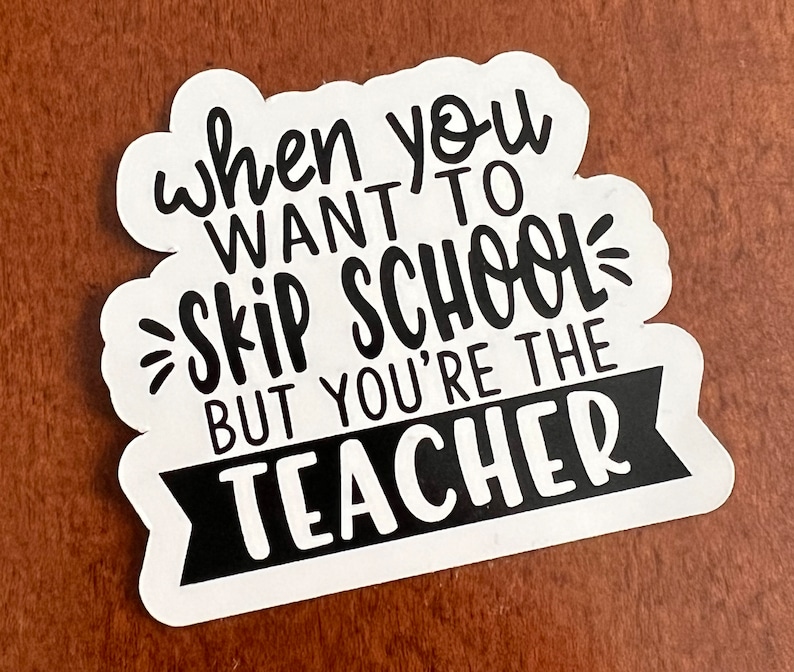 Teacher Skip School Svg Humor Teacher Svg Snarky Teacher - Etsy