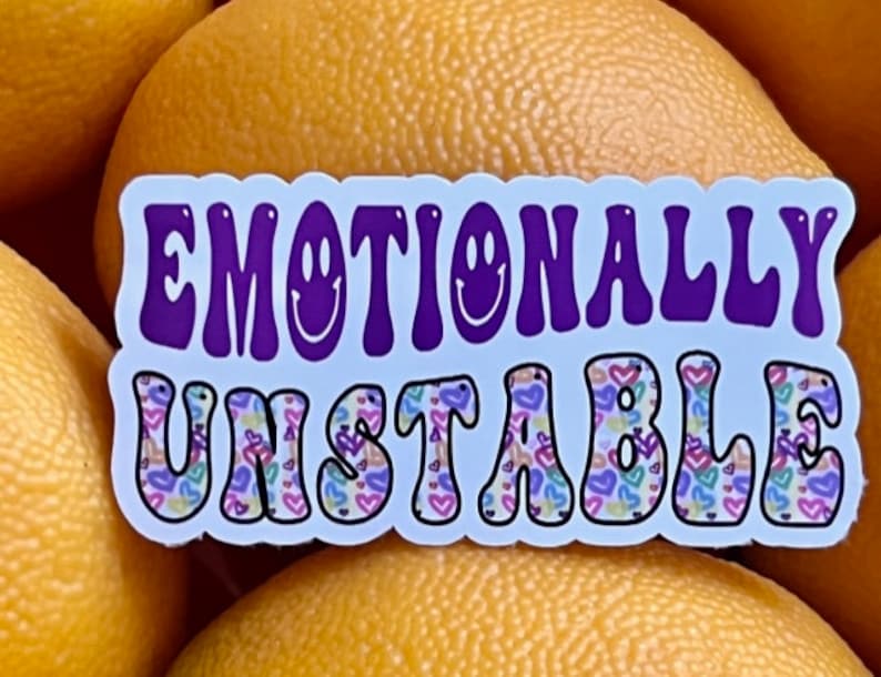 Emotionally Unstable Retro Wave SVG PNG - Etsy